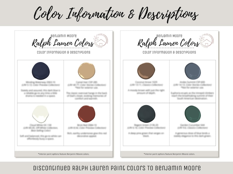 Ralph Lauren Paint Colors Interior Home Paint Scheme Benjamin Moore ...
