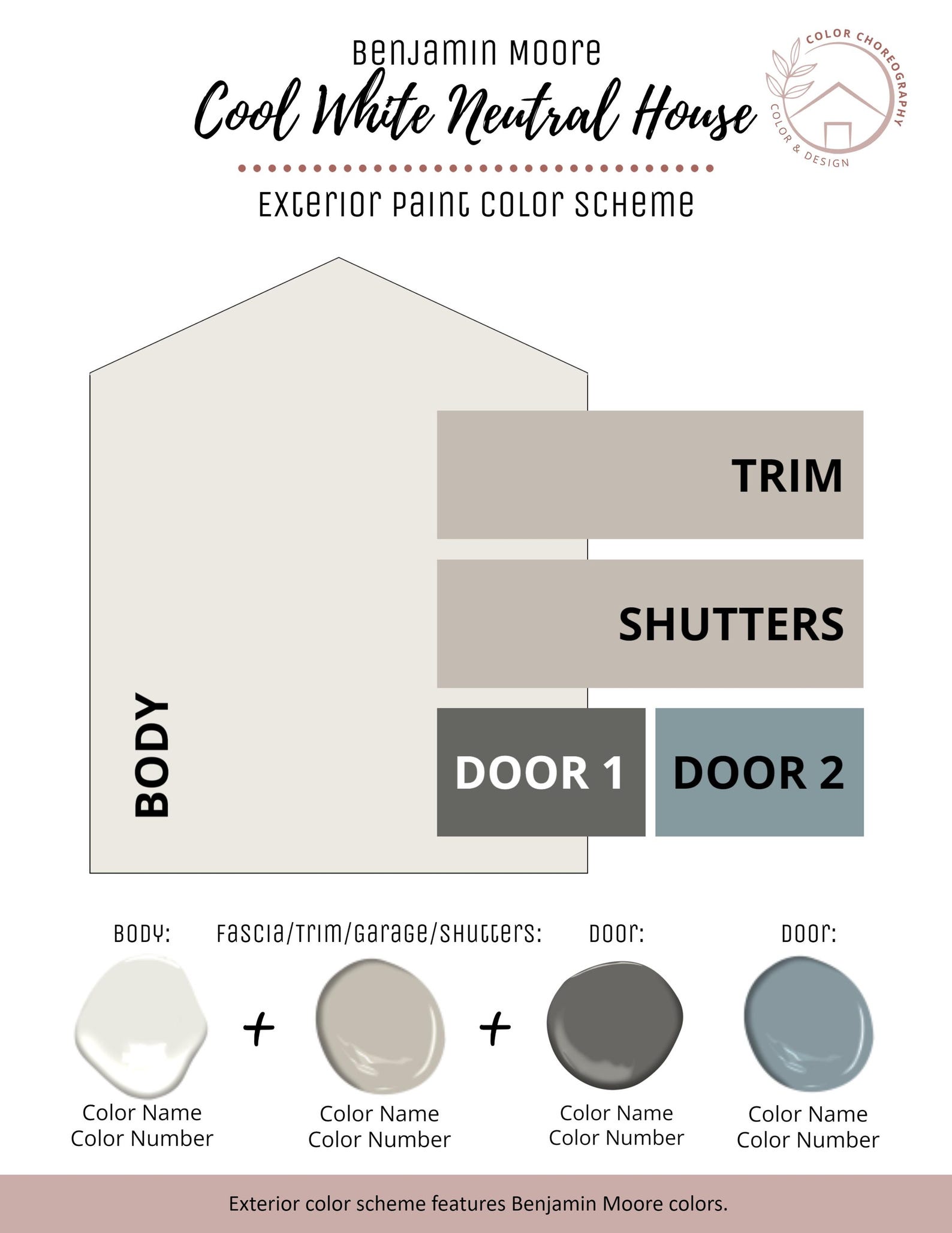 Exterior Home Paint Color Scheme Benjamin Moore Paint Selection Color ...