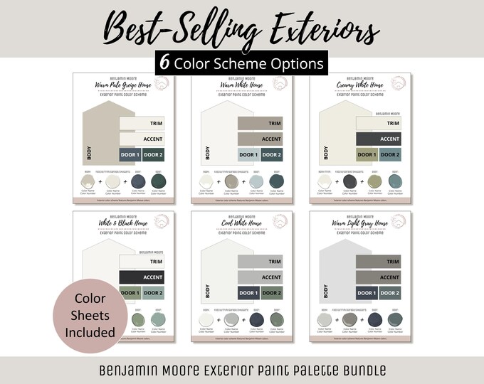 Exterior Home Paint Color Scheme Benjamin Moore Paint Selection Color ...