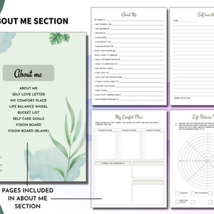 Self Care Printable Planner, Self Care Checklist, Self Care Journal ...