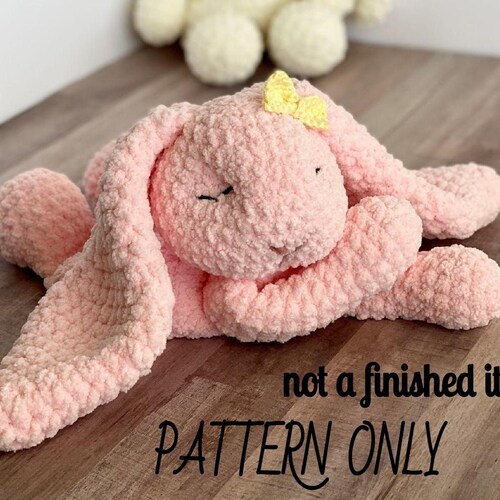 Sleepy Bunny Rag Doll Crochet PATTERN / Pattern Only / Crochet - Etsy