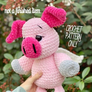 Fabulous Flying Pig / CROCHET PATTERN / Angel Pig / Flying Pig / When ...