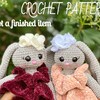 Sleepy Bunny Rag Doll Crochet PATTERN / Pattern Only / Crochet Pattern ...