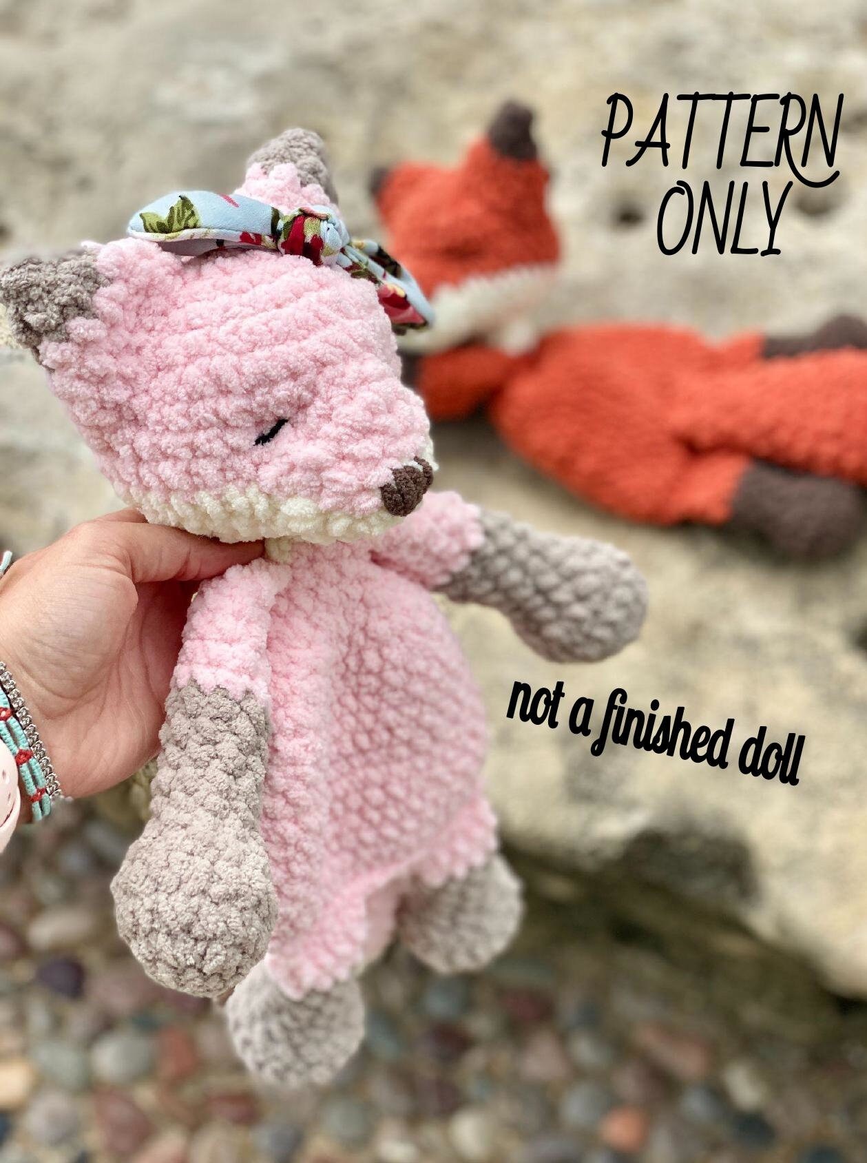 Sleepy Fox Rag Doll Crochet Pattern / Ragdoll / Woodland - Etsy