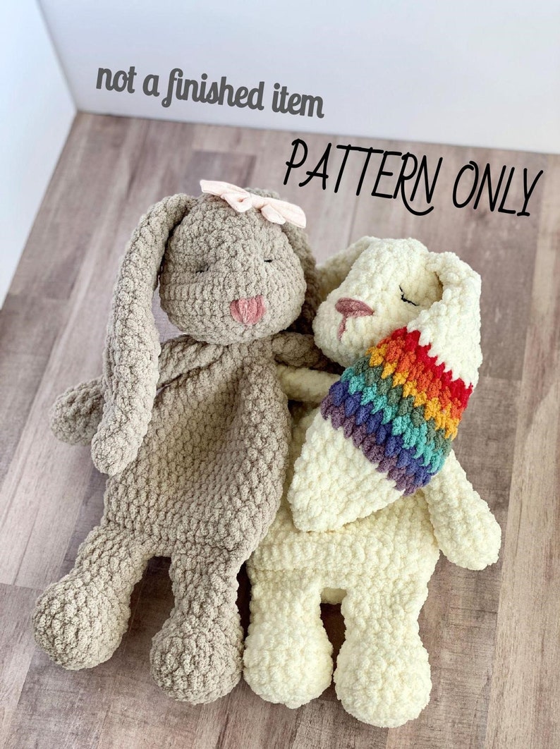 Sleepy Bunny Rag Doll Crochet PATTERN / Pattern Only / Crochet - Etsy
