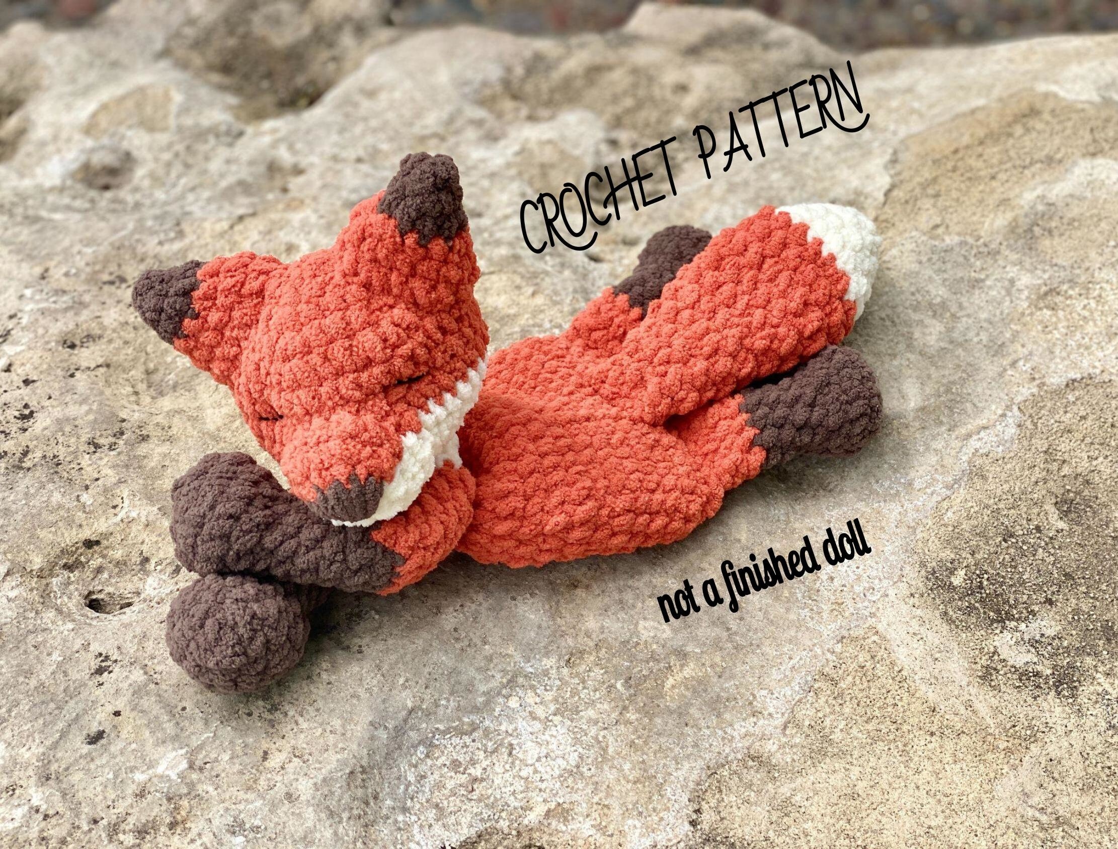 Sleepy Fox Rag Doll Crochet Pattern / Ragdoll / Woodland - Etsy