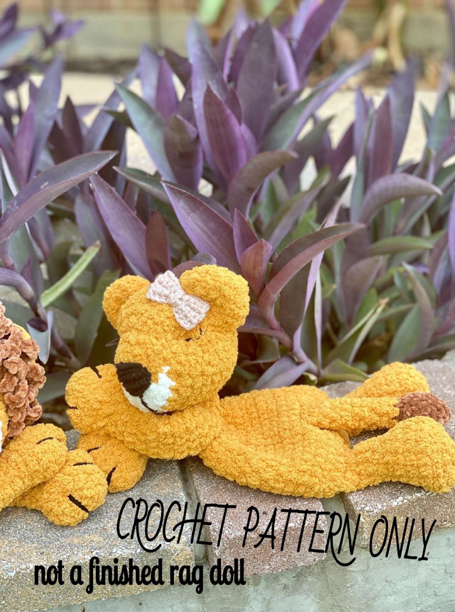 Sleepy Lion Rag Doll Crochet Pattern / Ragdoll / Zoo Animals / Safari ...