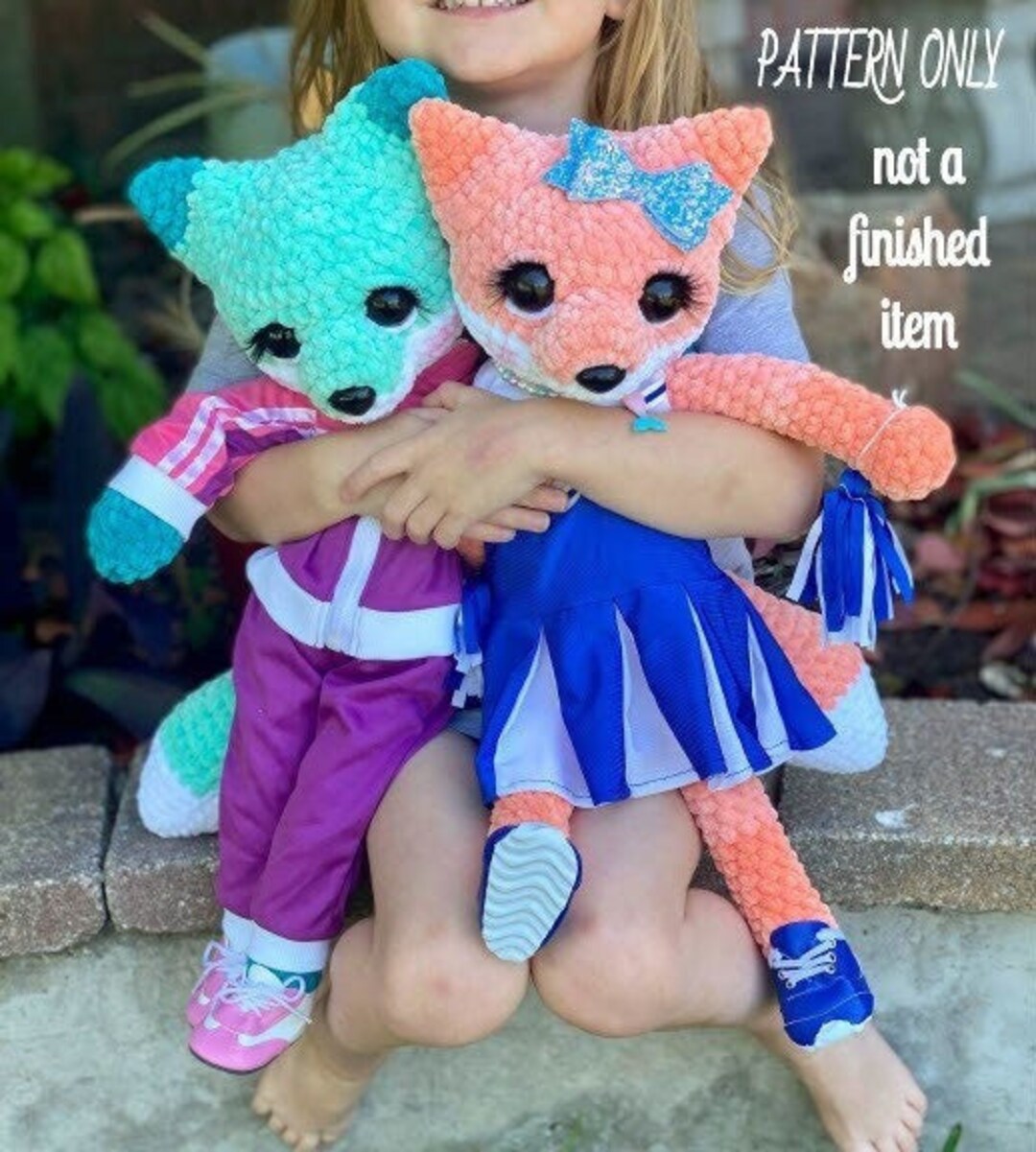 Kammy the Dress up Fox / CROCHET PATTERN / Fox / Dress up Doll / Outfit ...