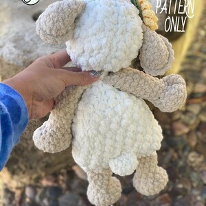 Sleepy Sheep Rag Doll / CROCHET PATTERN / Baby Lovey / Baby Sheep ...