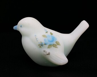 Fenton Blue Glass Bird - Etsy