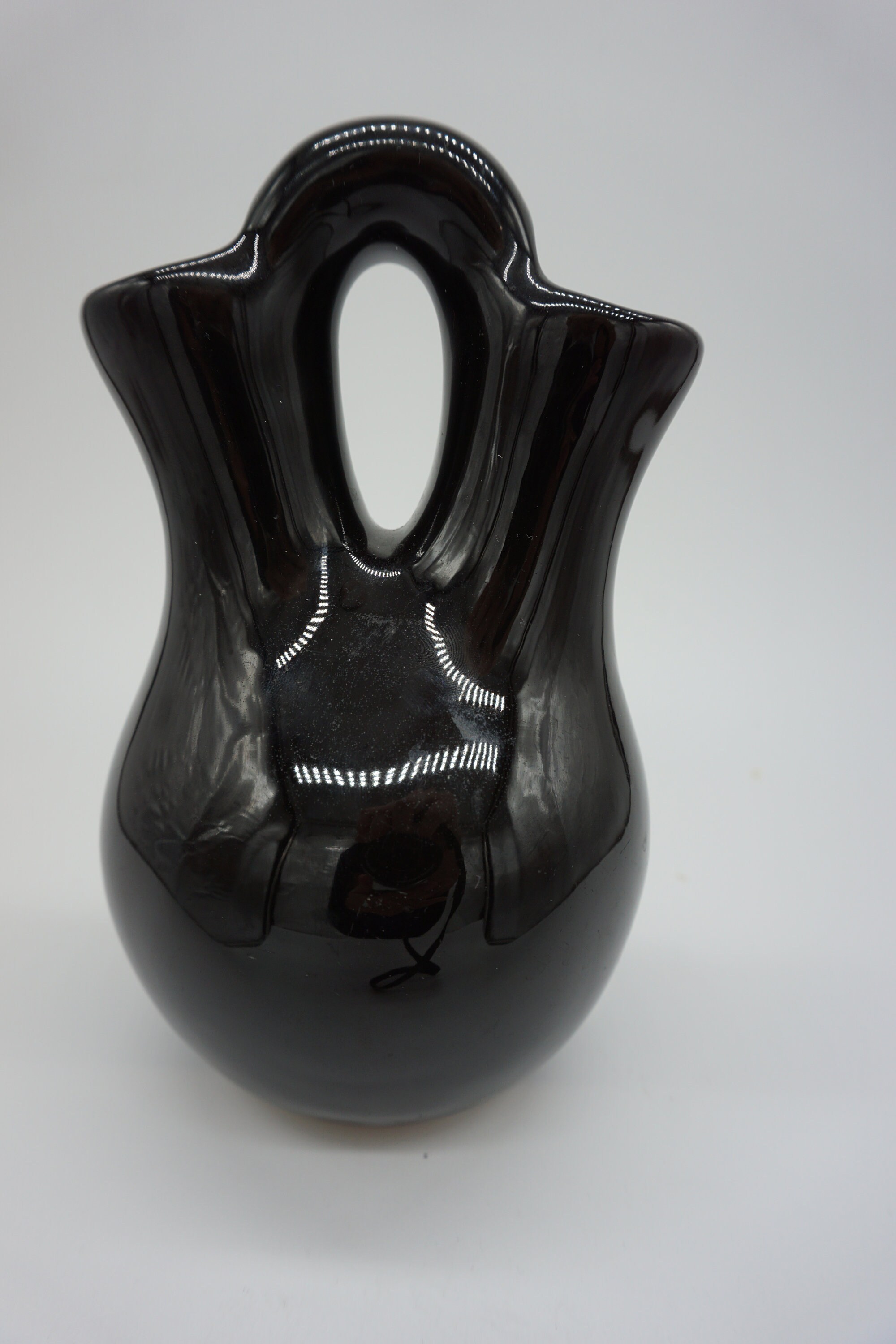 Native American Black Wedding Vase San Juan Pueblo NM Maria Adelicia - Etsy