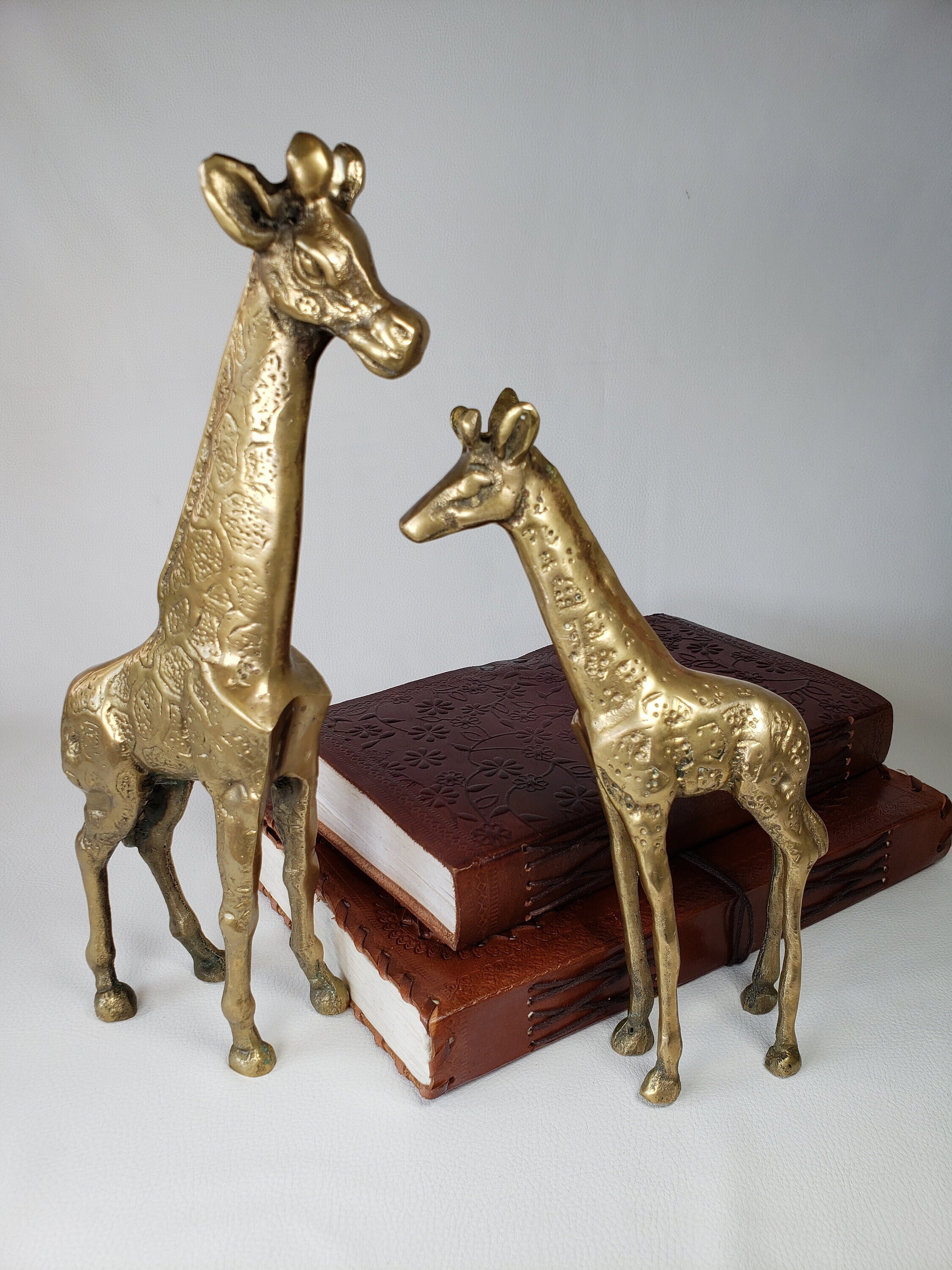 Vintage Solid Brass Giraffe - Circa 1960s (set of 2) - Etsy