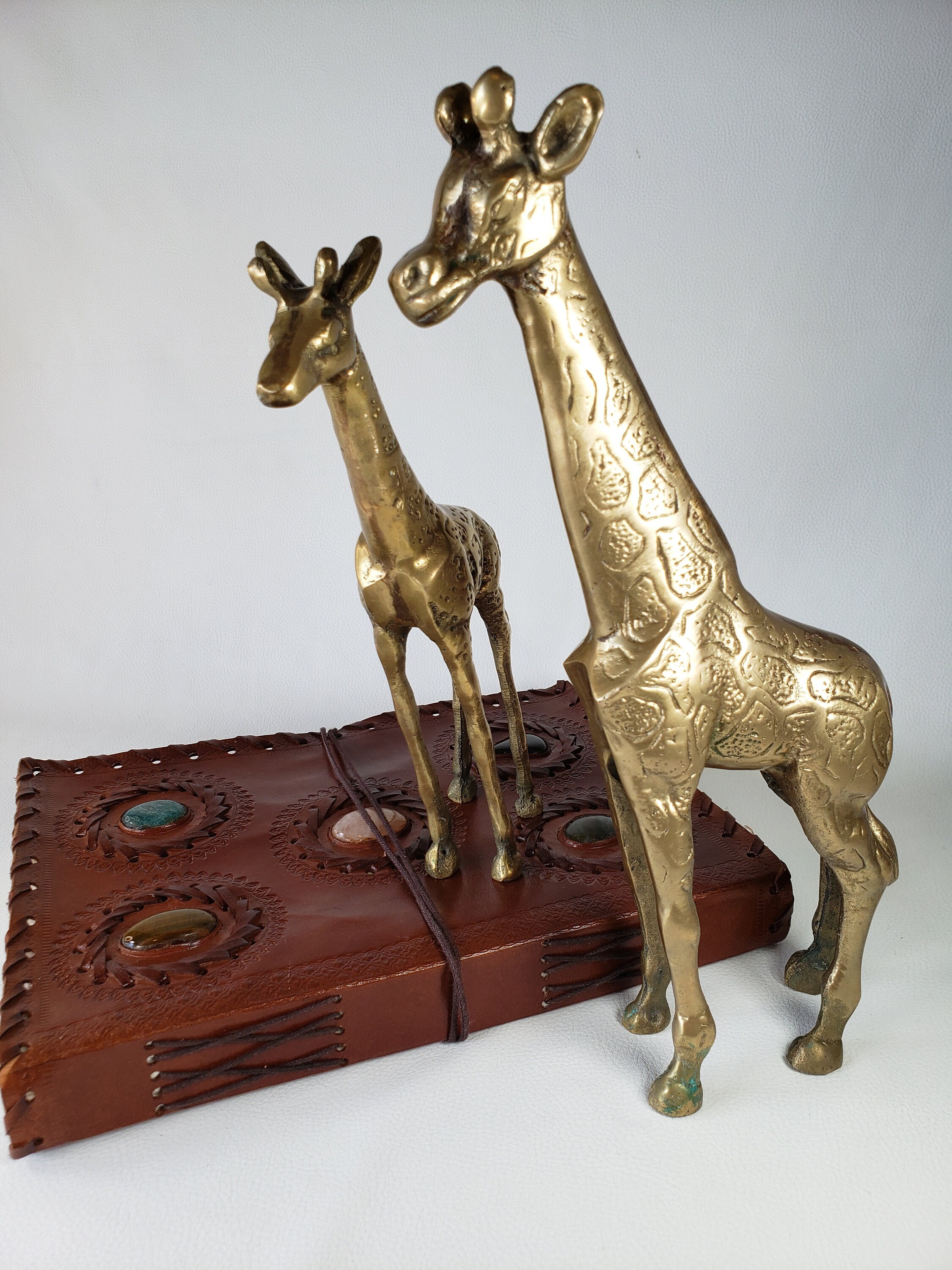 Vintage Solid Brass Giraffe - Circa 1960s (set of 2) - Etsy