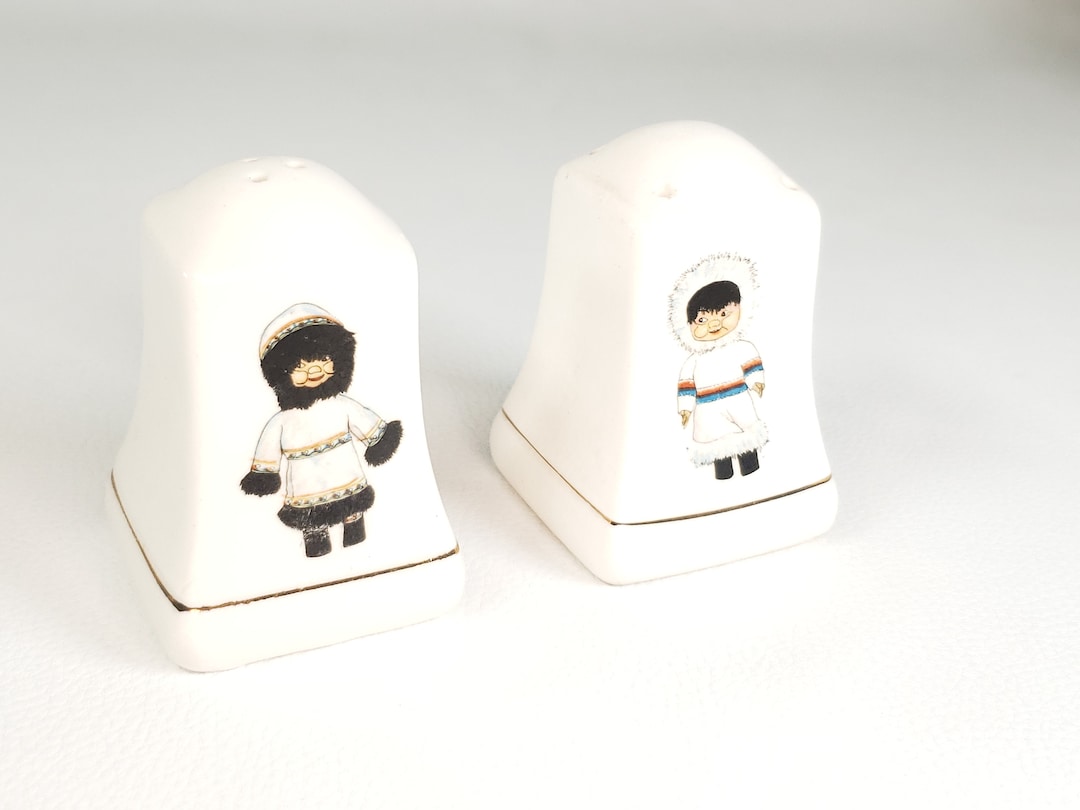 Alaska Eskimo Salt & Pepper Shaker/made in Japan - Etsy