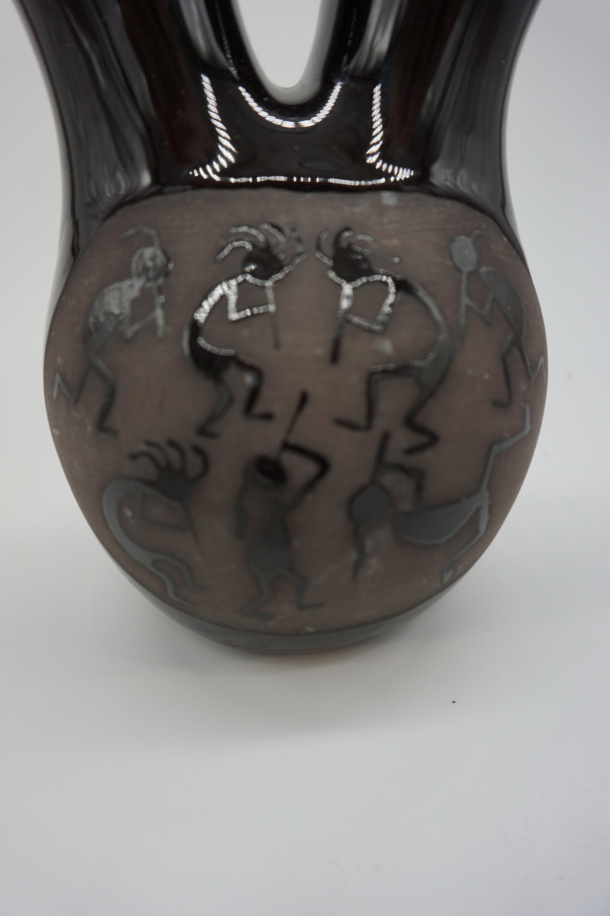 Native American Black Wedding Vase San Juan Pueblo NM Maria Adelicia - Etsy
