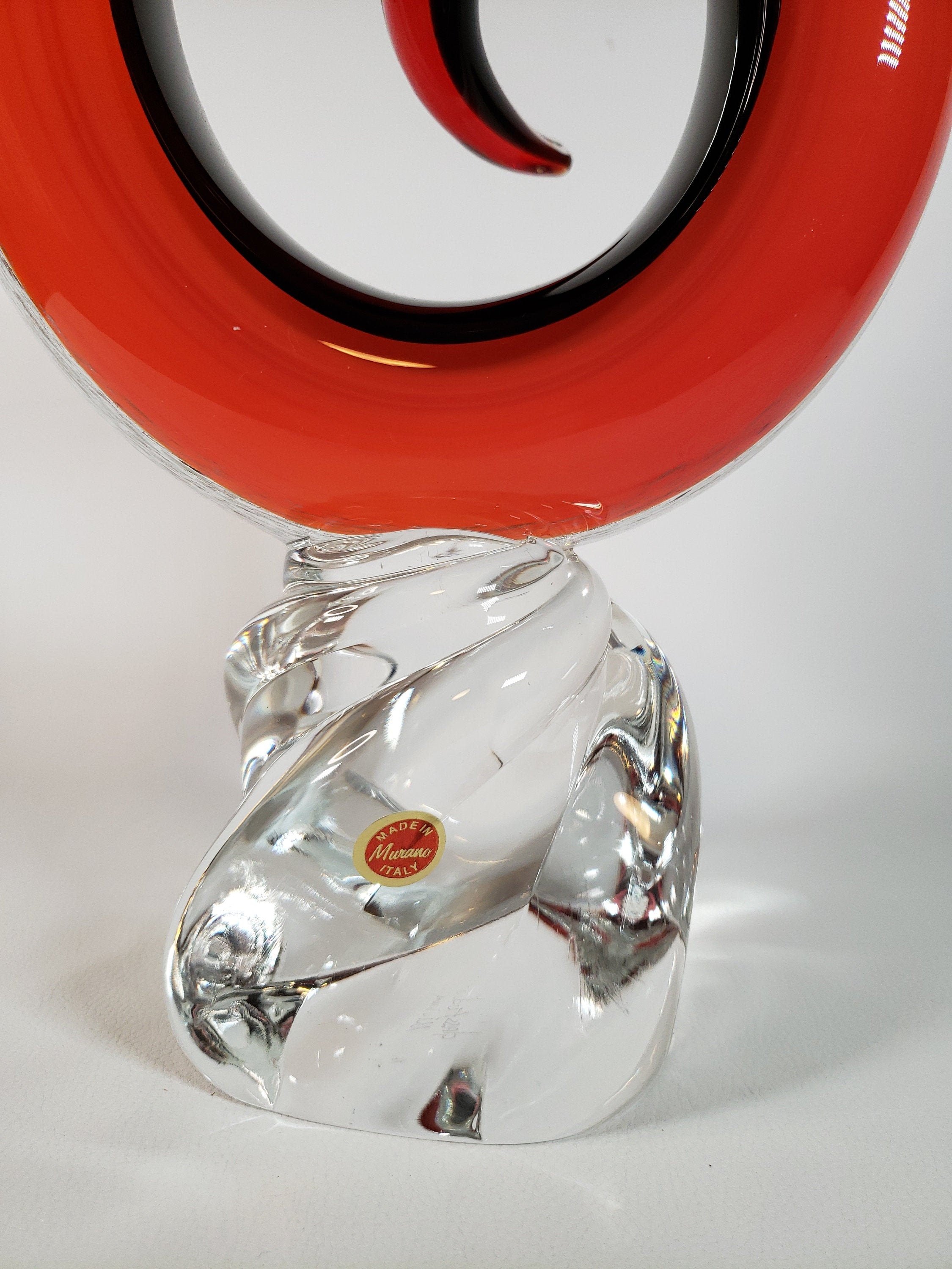 Vintage Murano Art Glass W/signature on the Bottom - Made in Murano ...