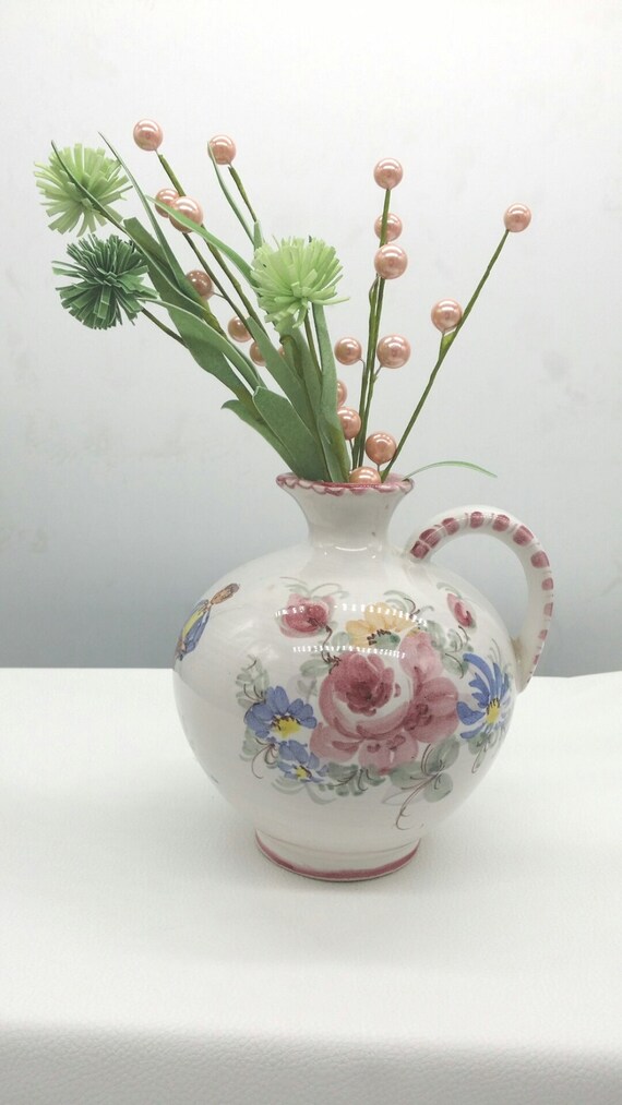 Handmade West Germany Pottery 201/2 Pitcher/vase Hand - Etsy
