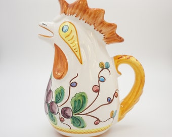 Italy Rooster Pitcher - Etsy
