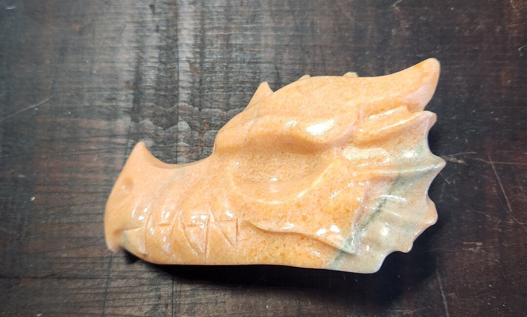 Large Sunstone Dragon Head - Etsy