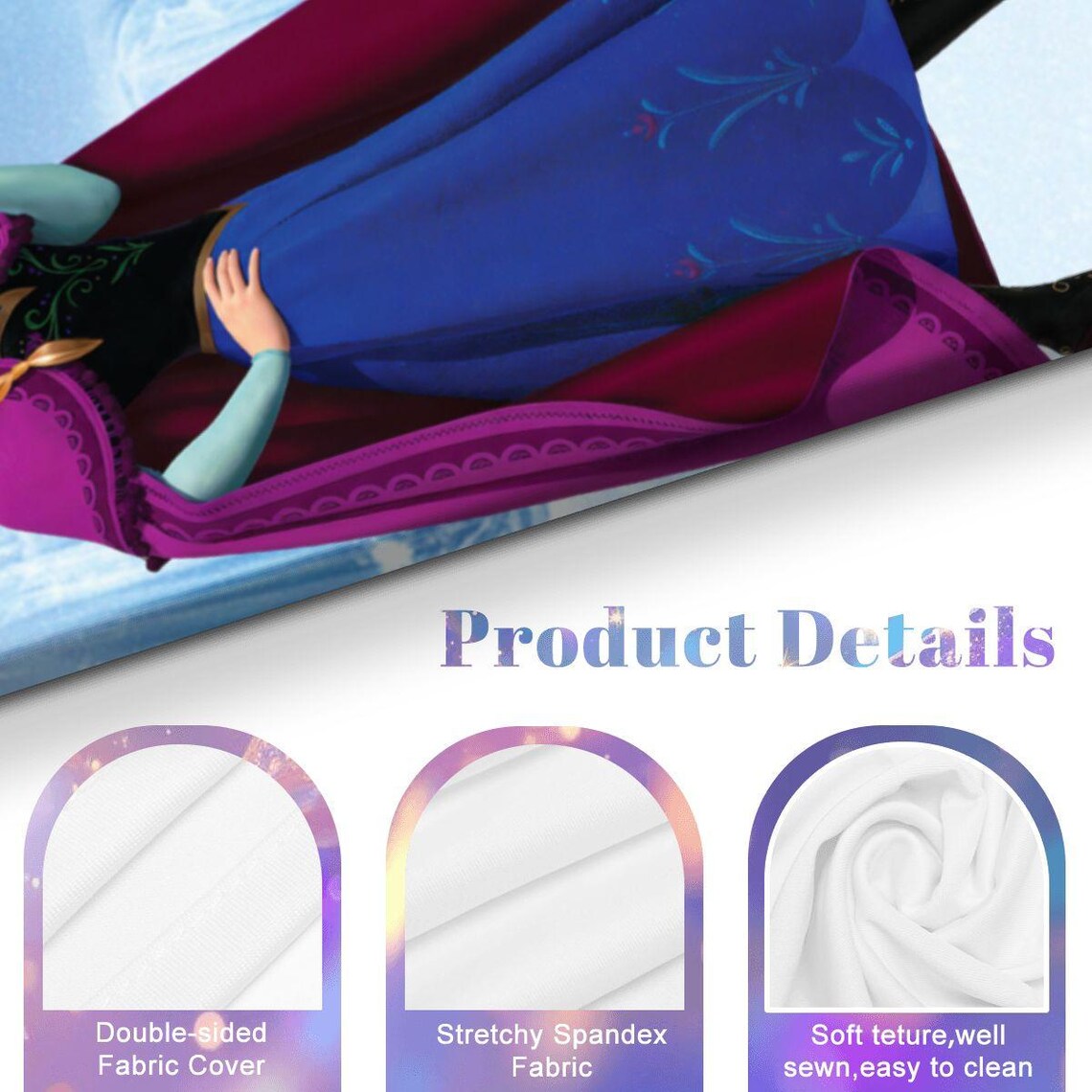 Personalized Frozen Anna and Elsa Party Arched Background Cover - Etsy