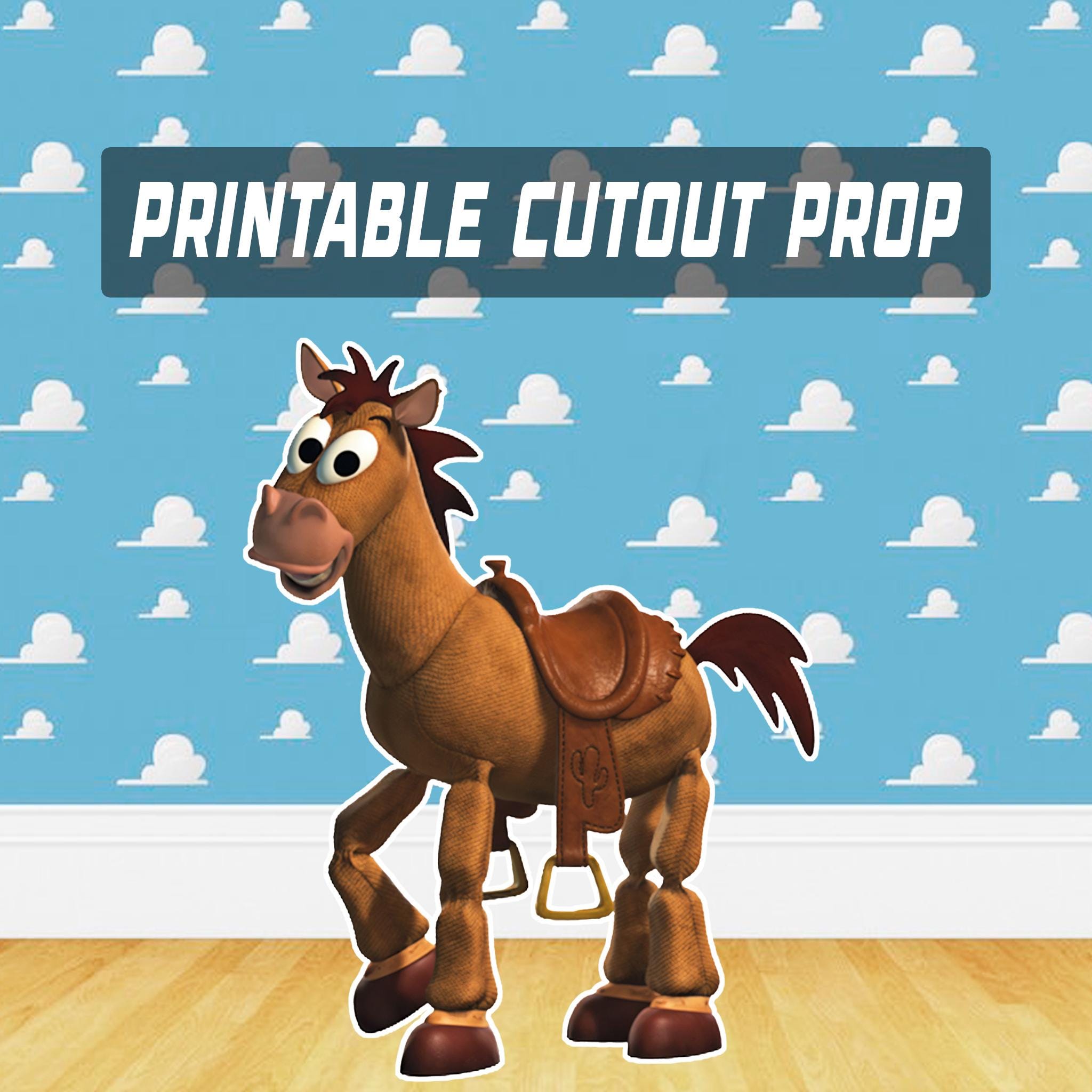 Bullseye Toy Story Party Prop, Toy Story Birthday Party Standee, Cut ...