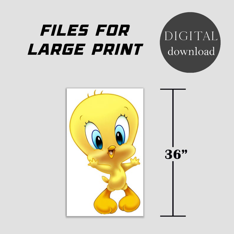 Baby Tweety Bird Prop, Party Decoration, Looney Tunes Theme Party ...