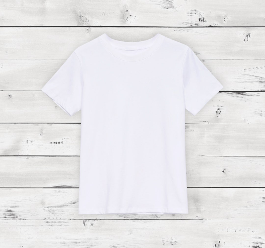 Tagless White T Mockup - Etsy