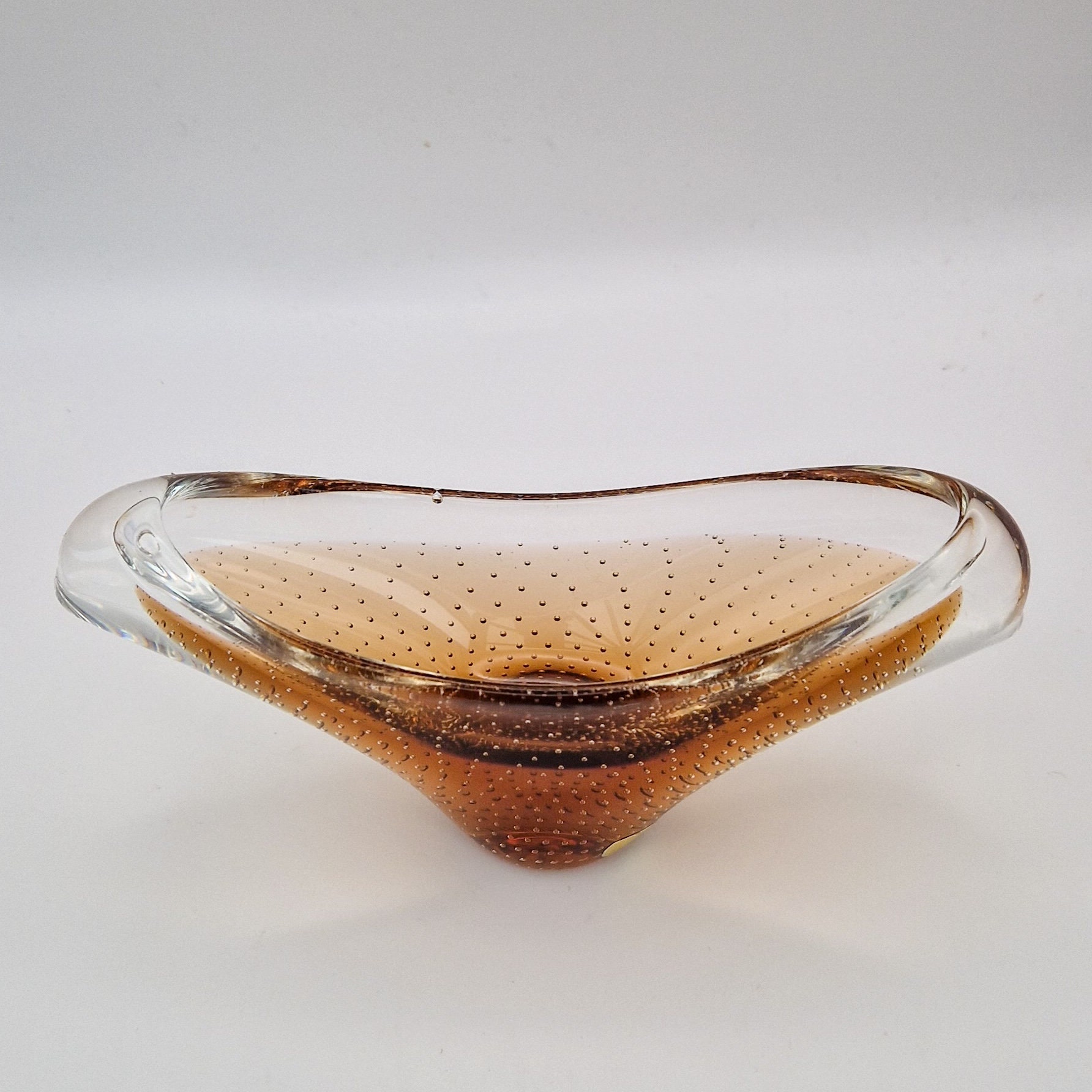 Small Glass Art Centrepiece by Pavel Juda for Škrdlovice - Etsy