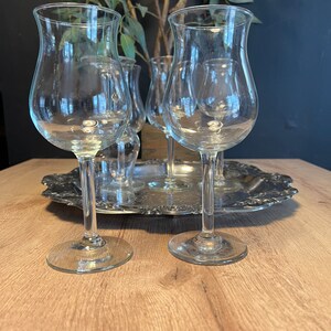 Set of Crystal-clear Vintage Goblets - Etsy