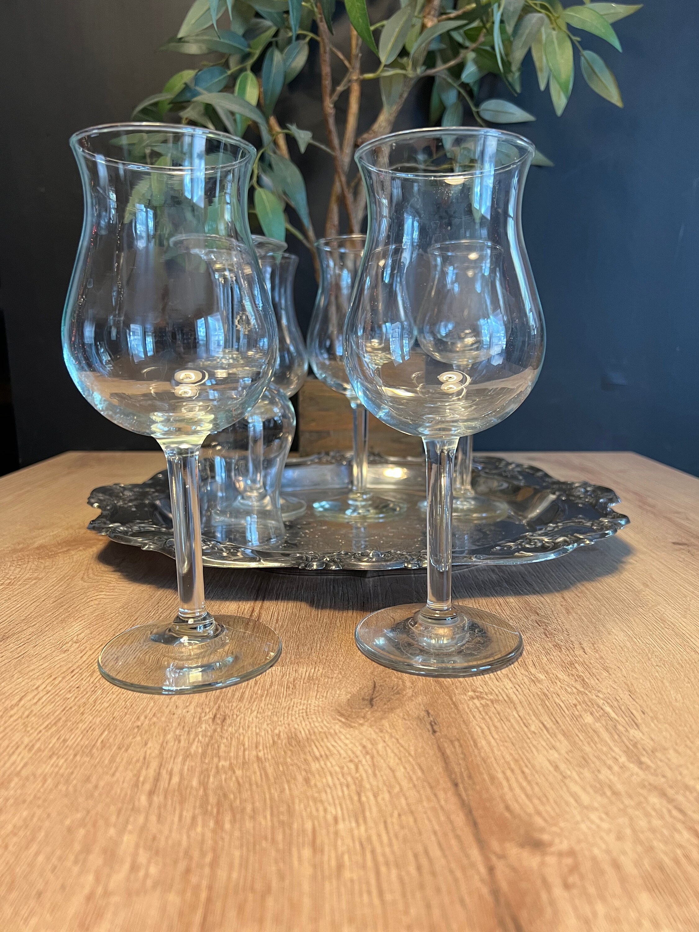 Set of Crystal-clear Vintage Goblets - Etsy