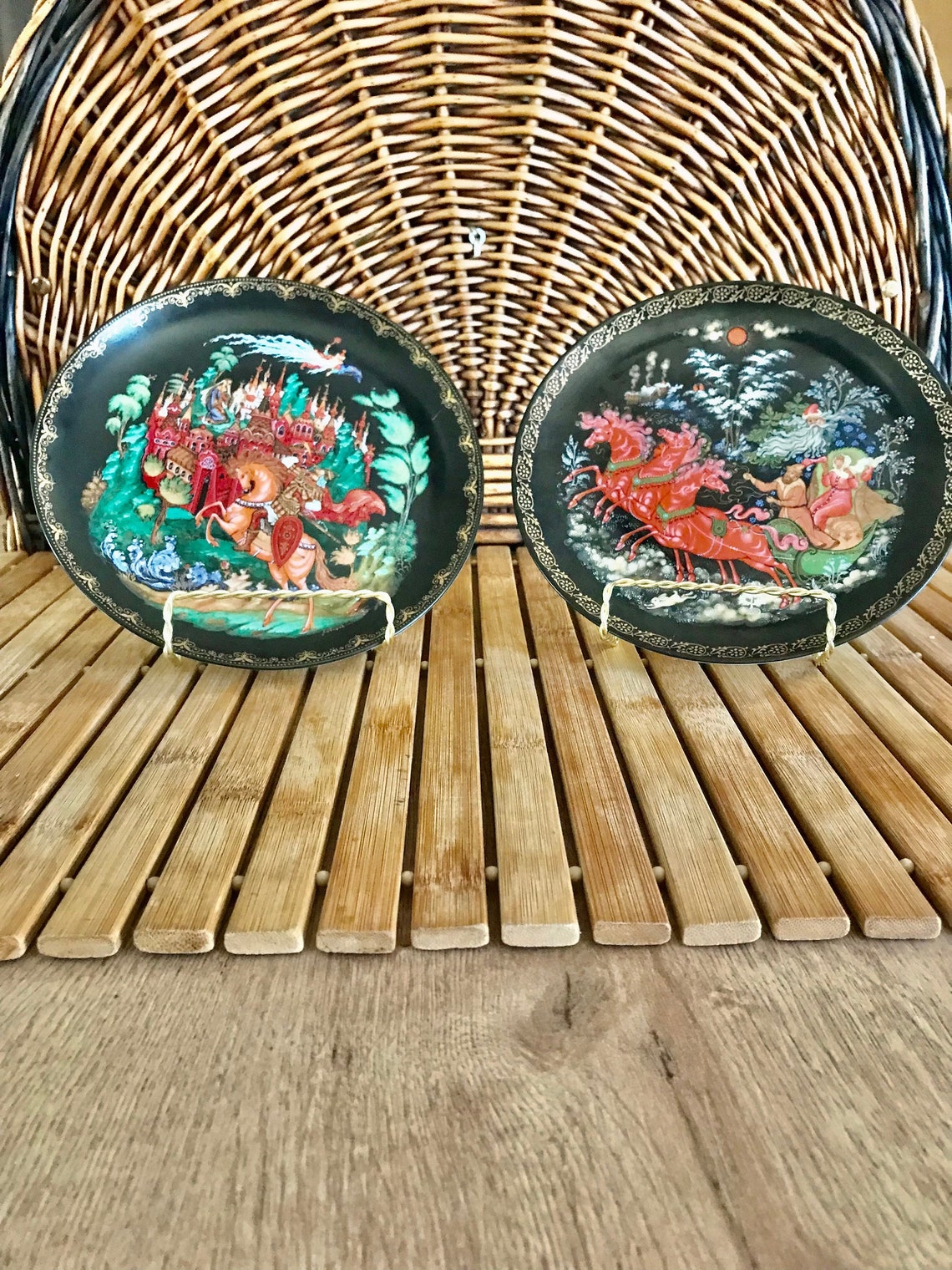 Russian Legands Fairy Tale Plates - Etsy