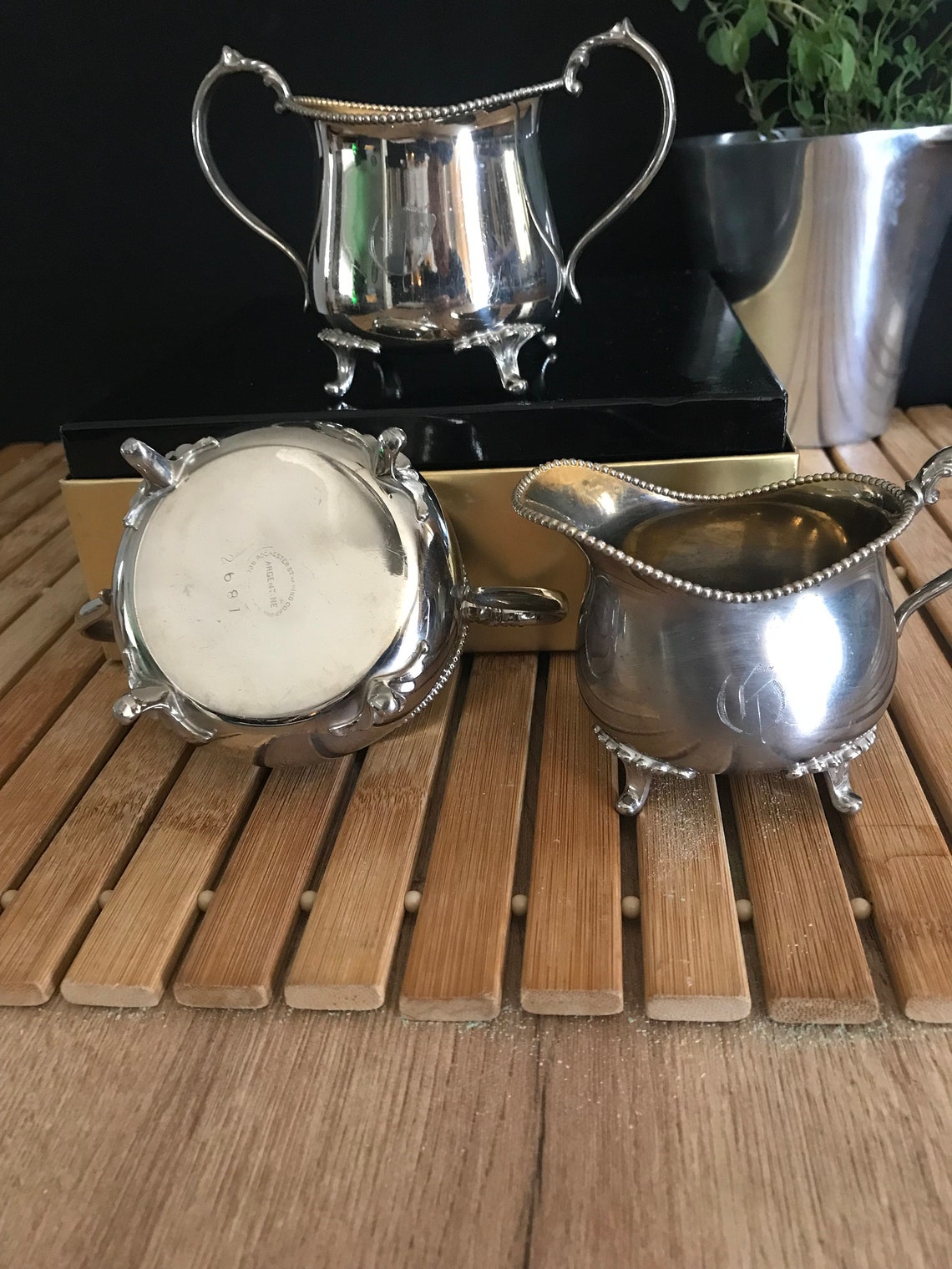 Silver 3 Pc. Coffee or Tea Set - Etsy