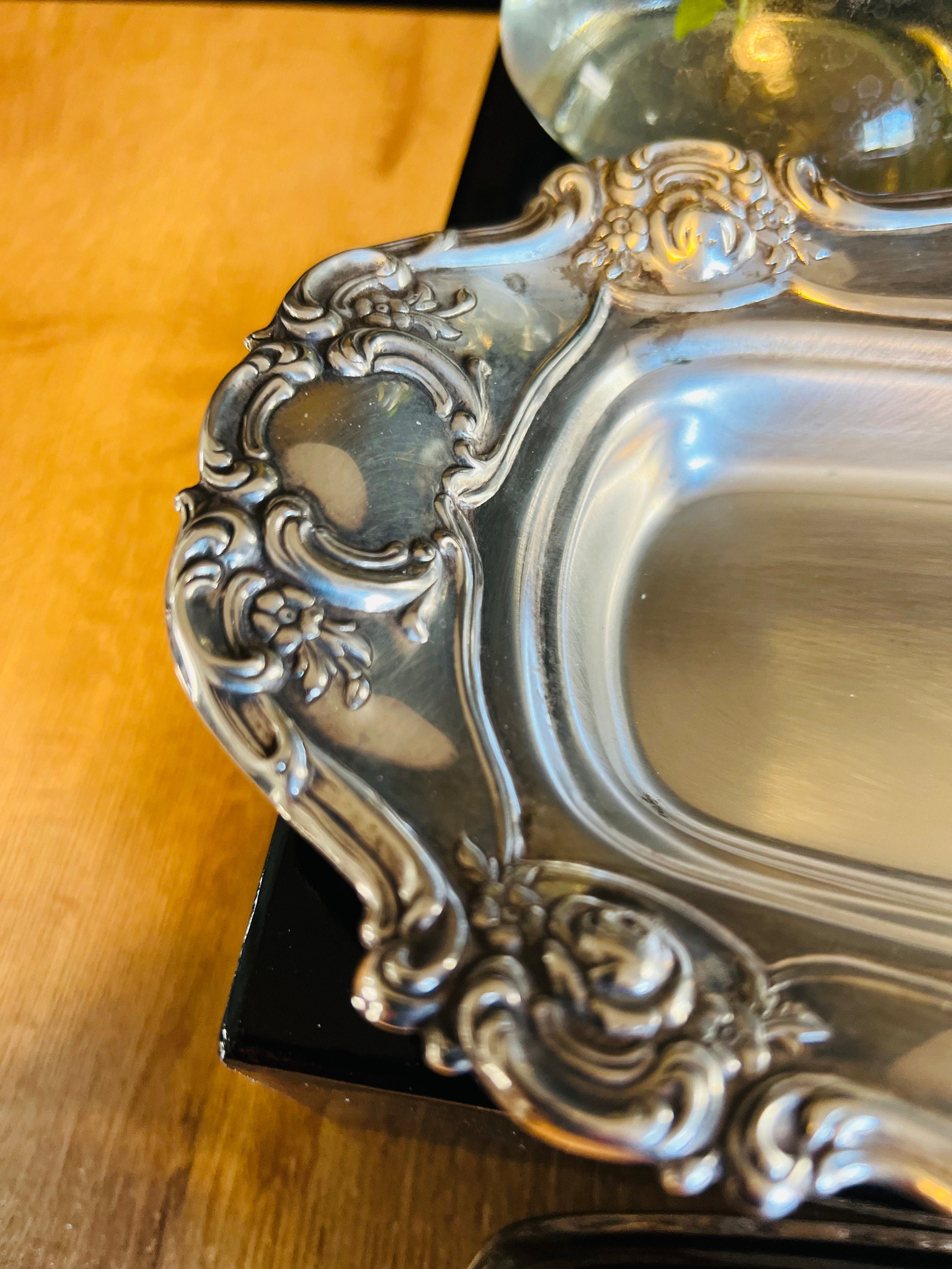 Silver Ornate Butter Dish - Etsy