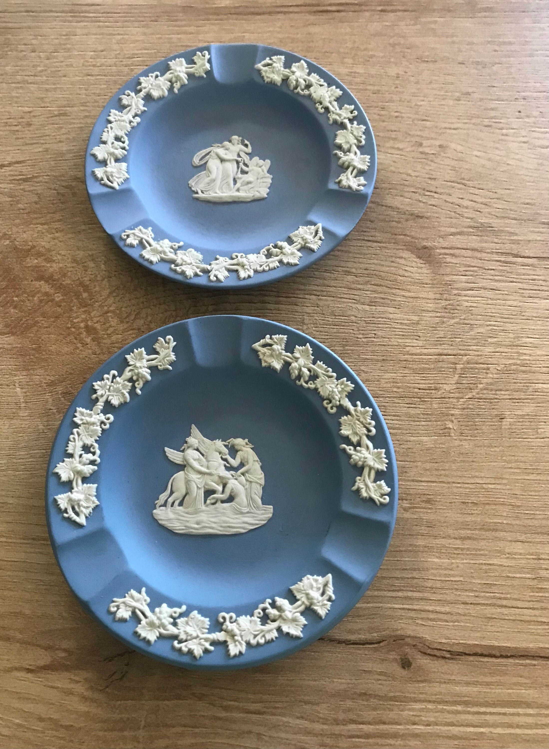 Set of Wedgewood Delft Blue Victorian Greek Plates - Etsy
