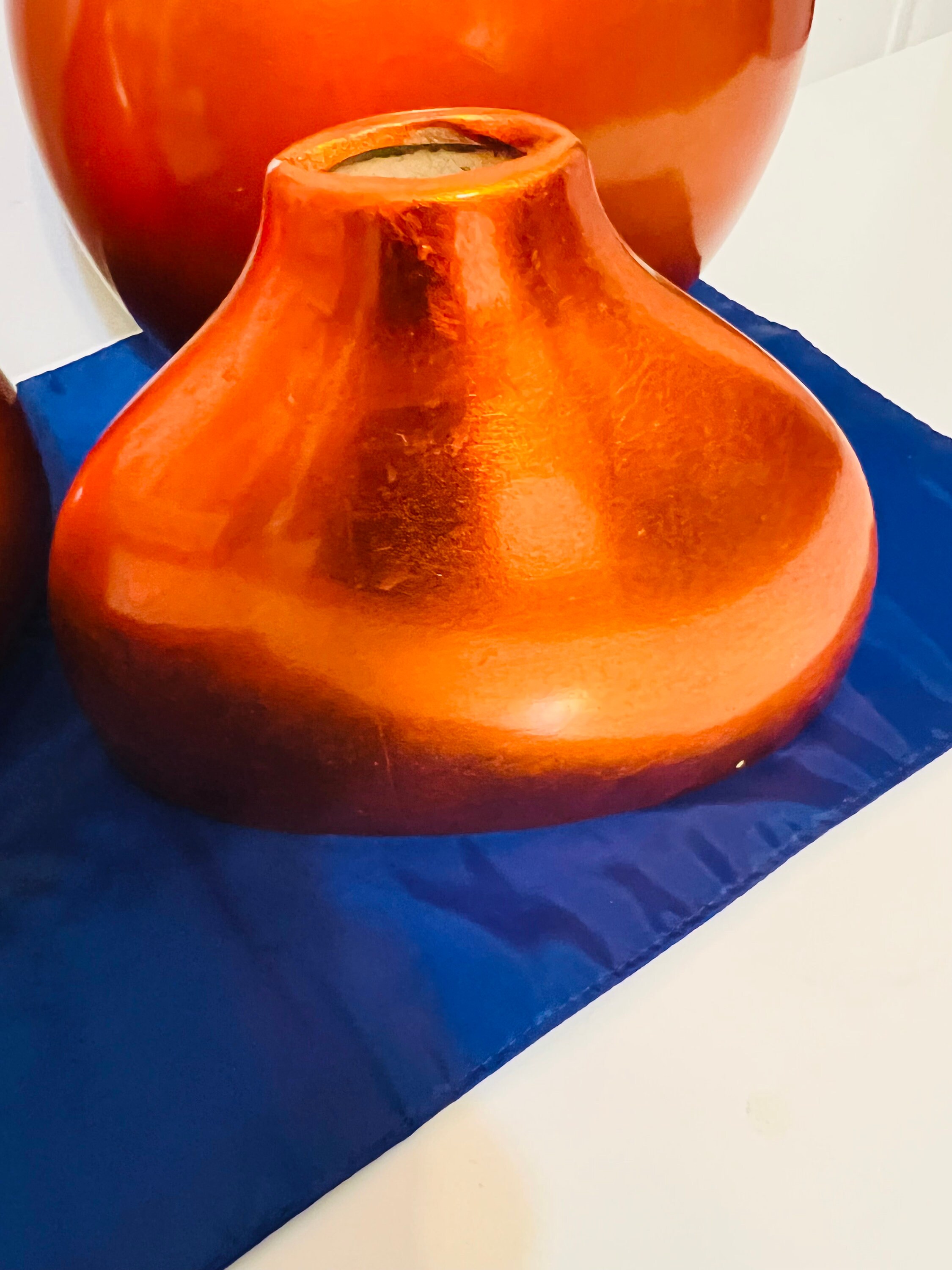 Set of 3 Ceramic Copper Vases - Etsy