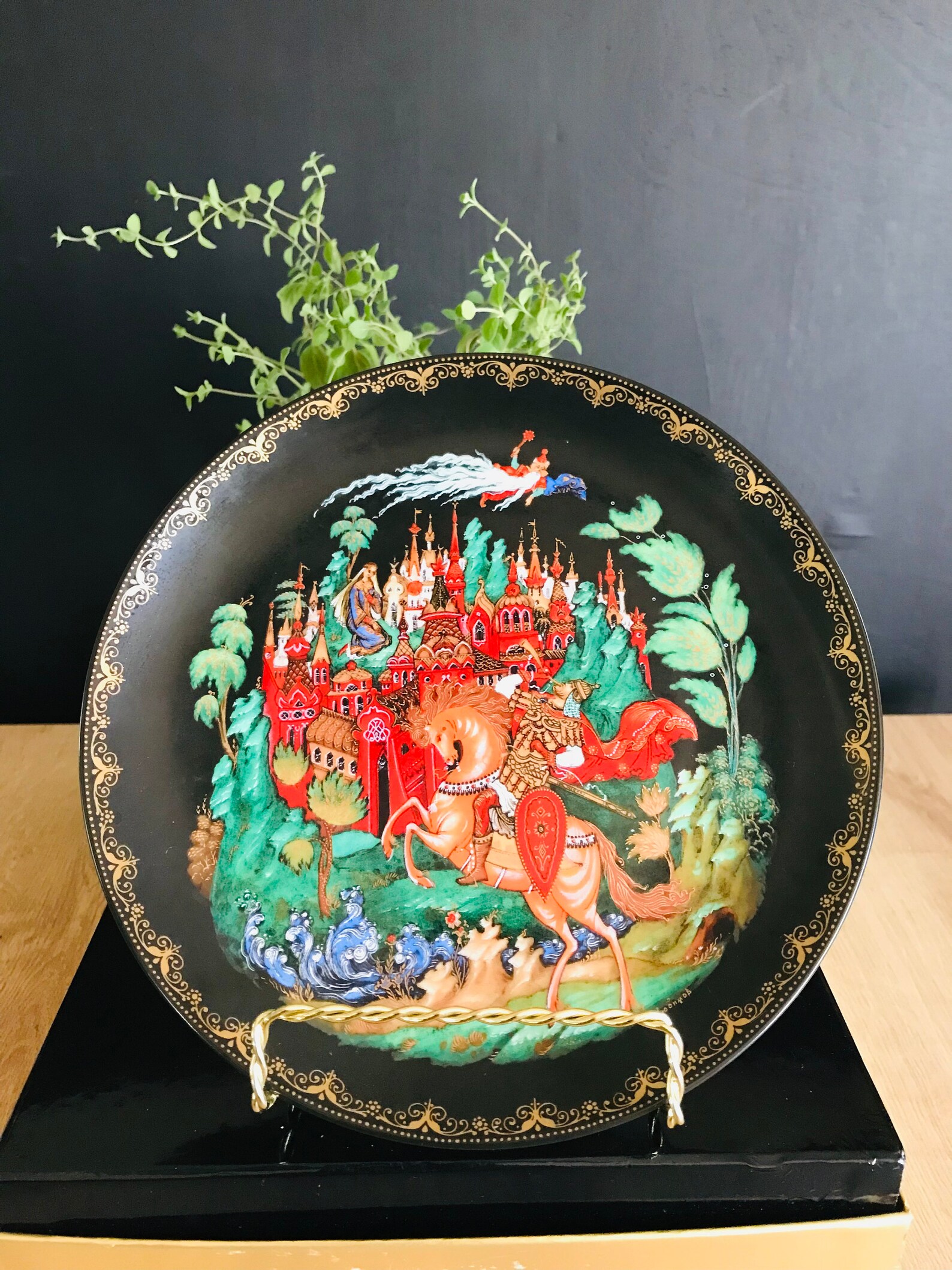 Russian Legands Fairy Tale Plates - Etsy