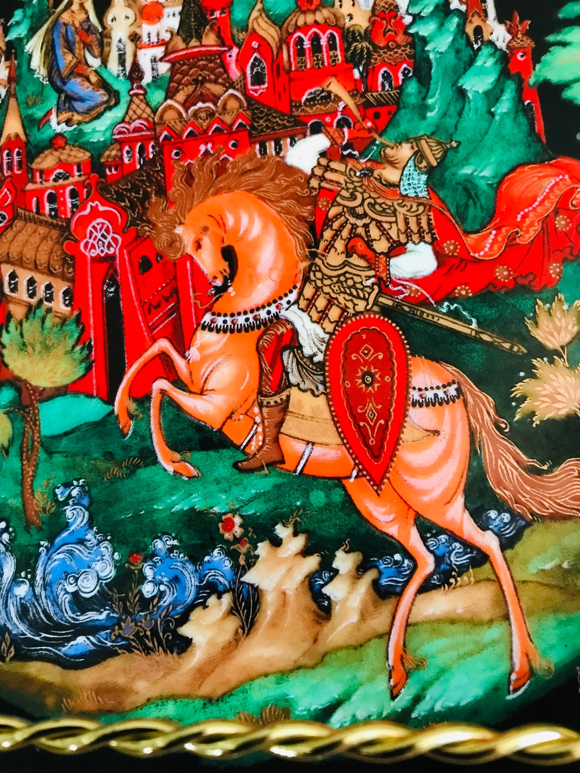 Russian Legands Fairy Tale Plates - Etsy