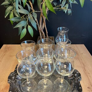 Set of Crystal-clear Vintage Goblets - Etsy