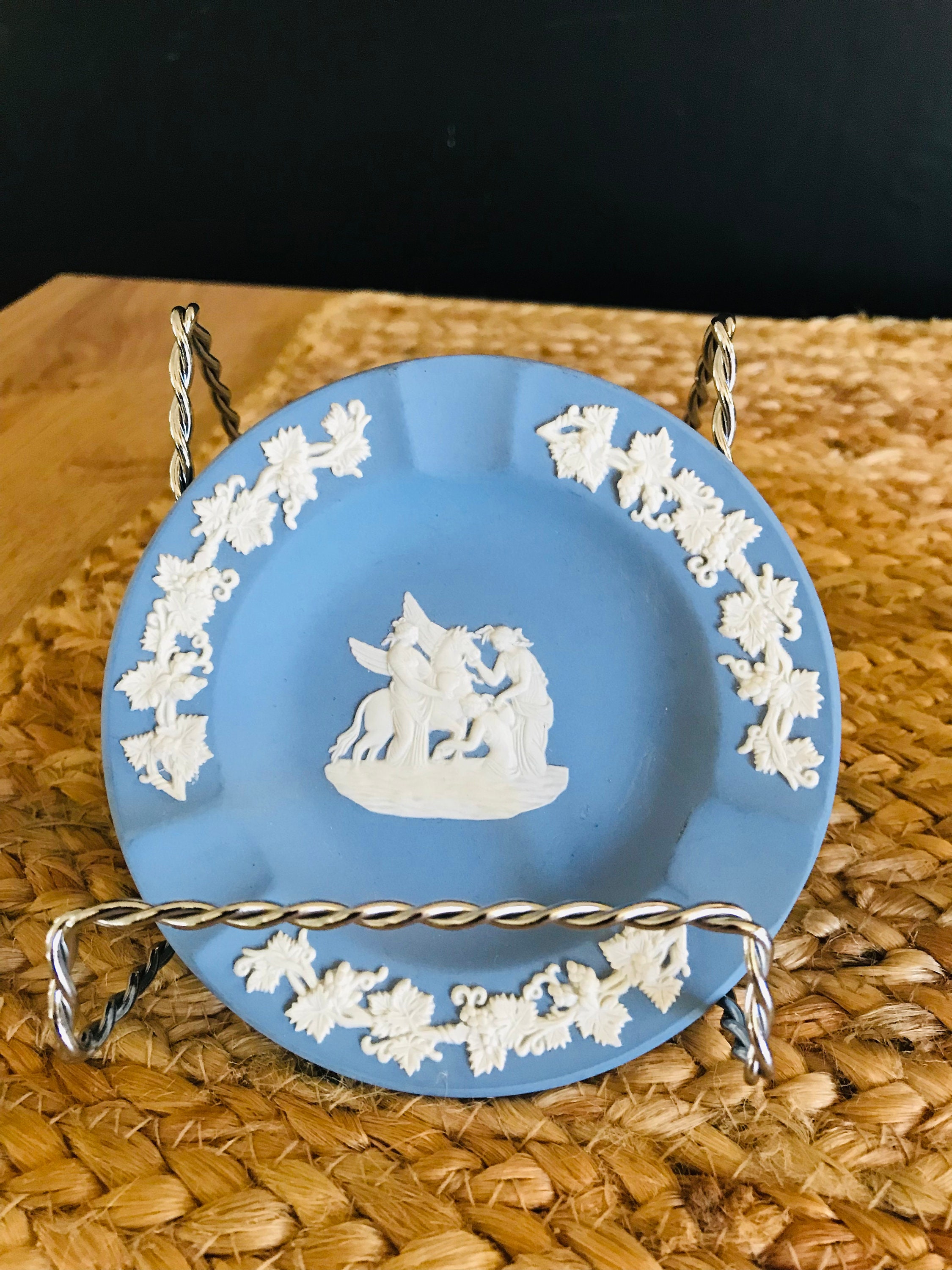 Set of Wedgewood Delft Blue Victorian Greek Plates - Etsy