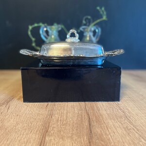 Silver Ornate Butter Dish - Etsy