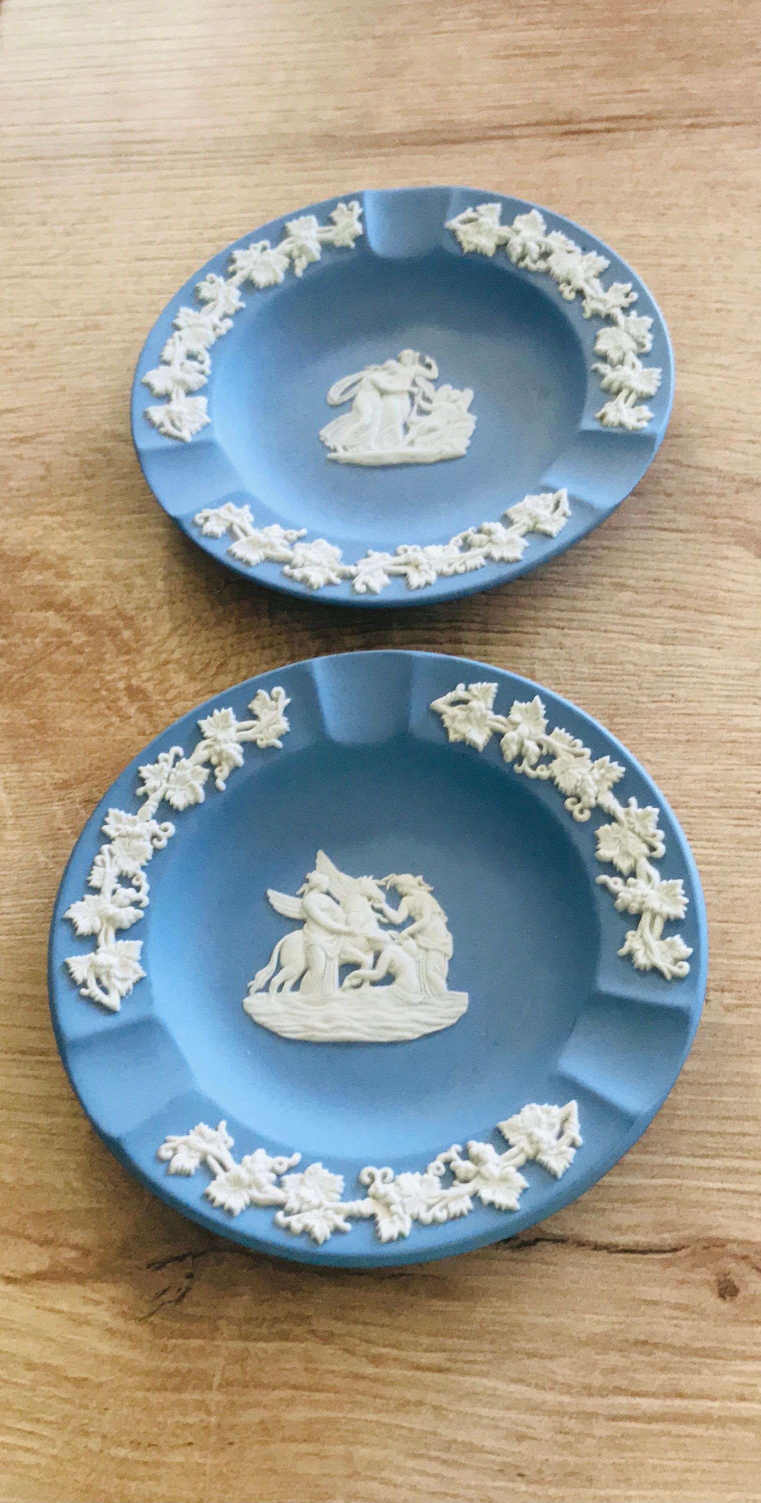 Set of Wedgewood Delft Blue Victorian Greek Plates - Etsy