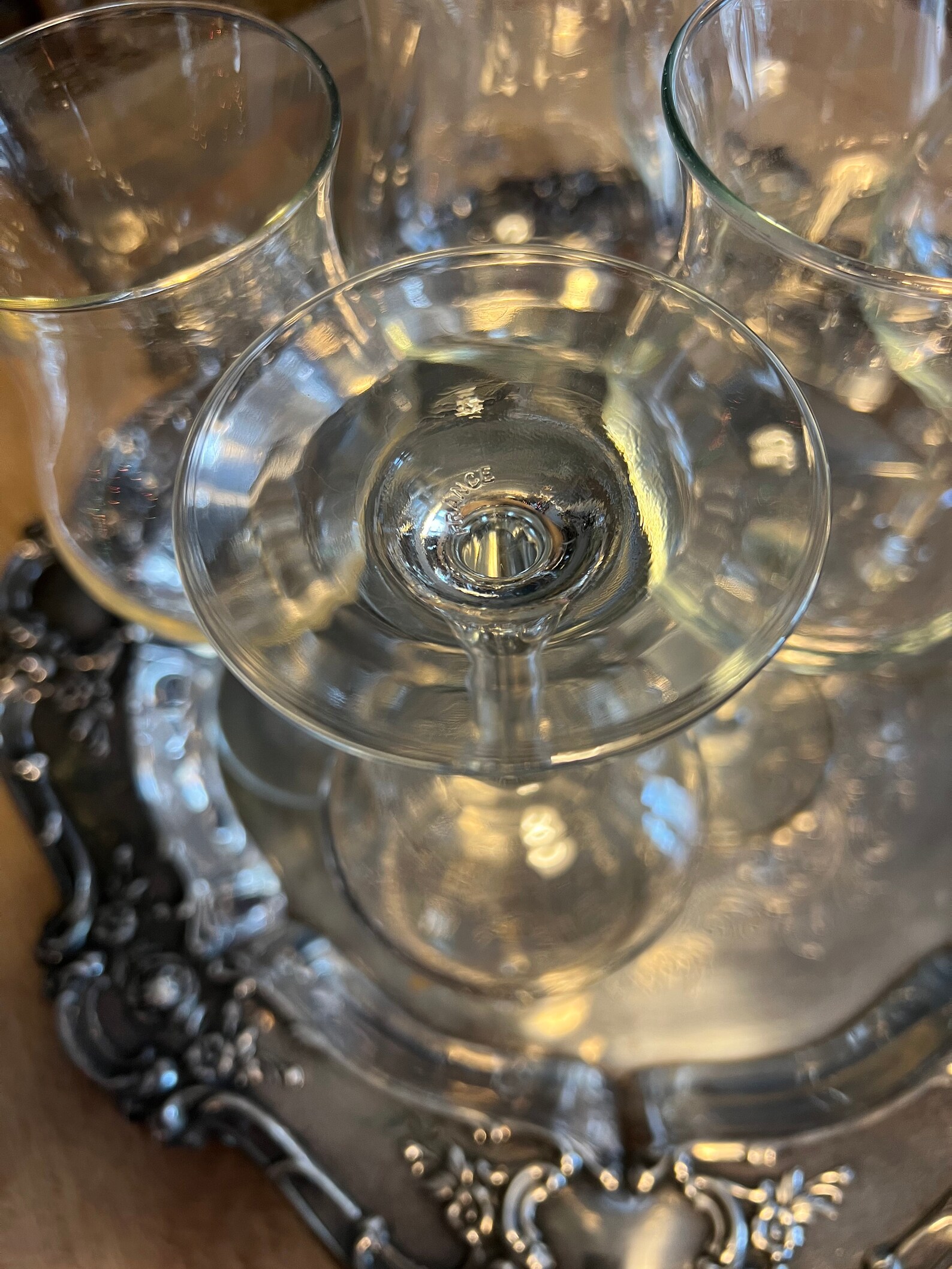 Set of Crystal-clear Vintage Goblets - Etsy