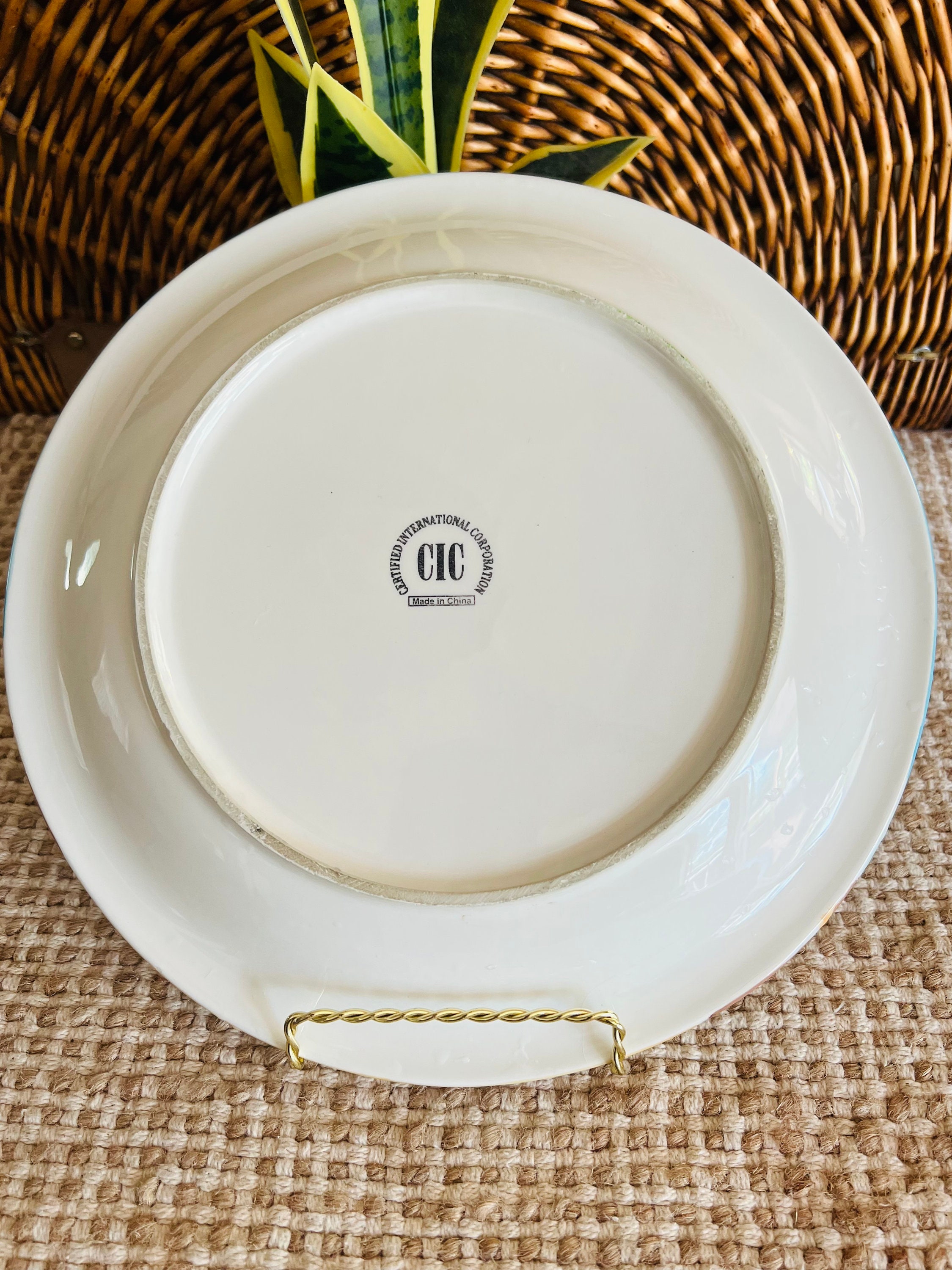 Decorative Whimsical Large Cat Plate - Etsy
