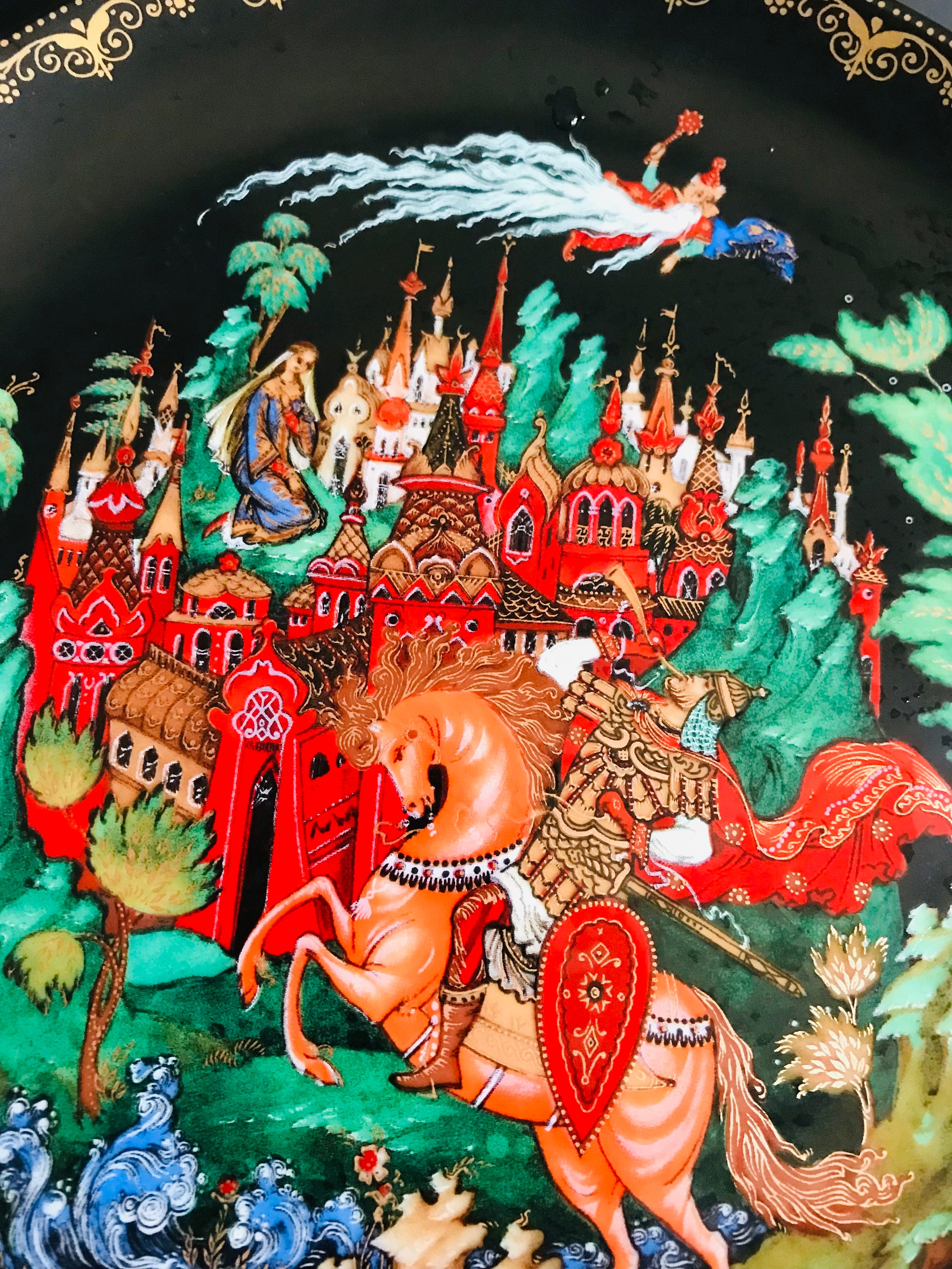 Russian Legands Fairy Tale Plates - Etsy