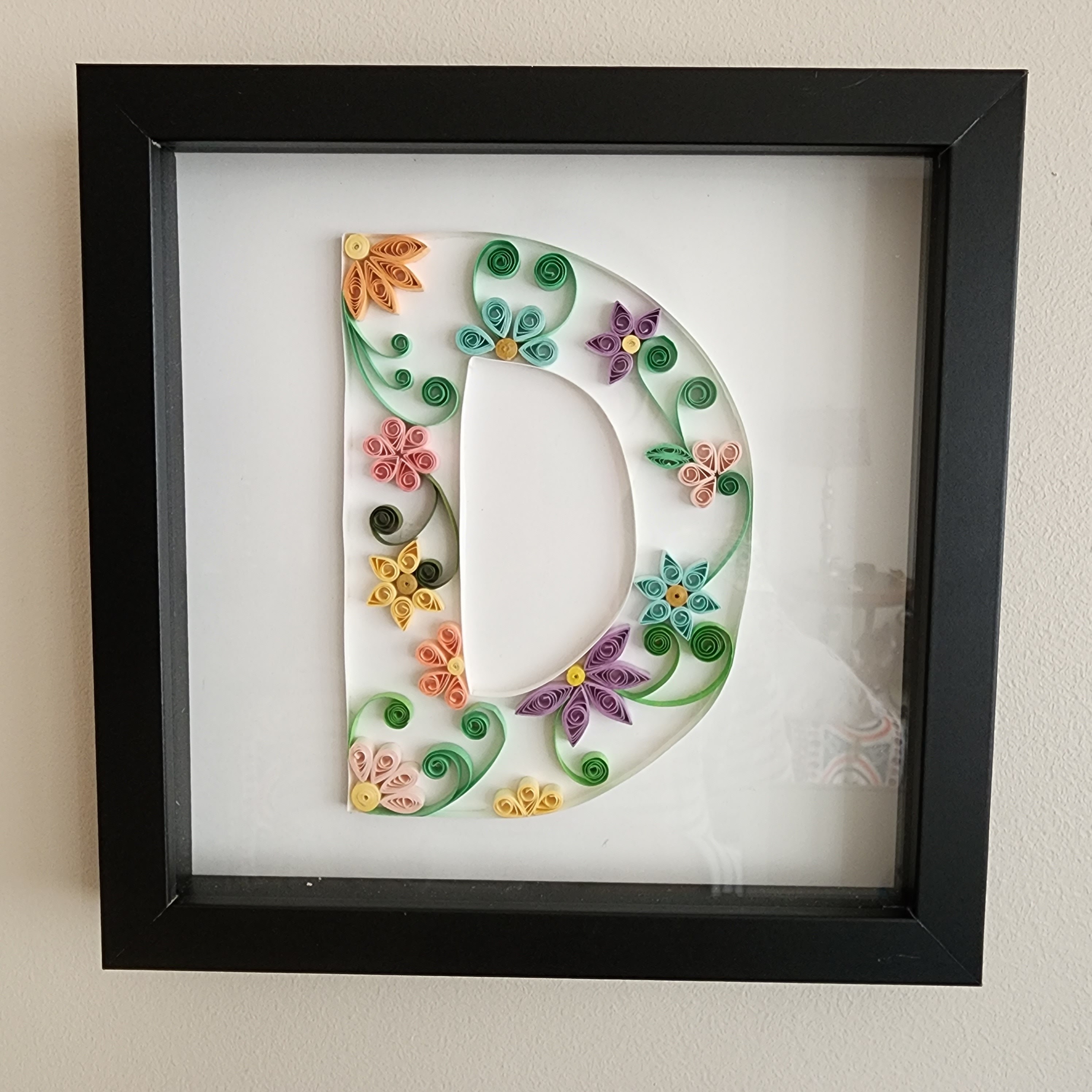 Quilled Alphabet Series D - Etsy