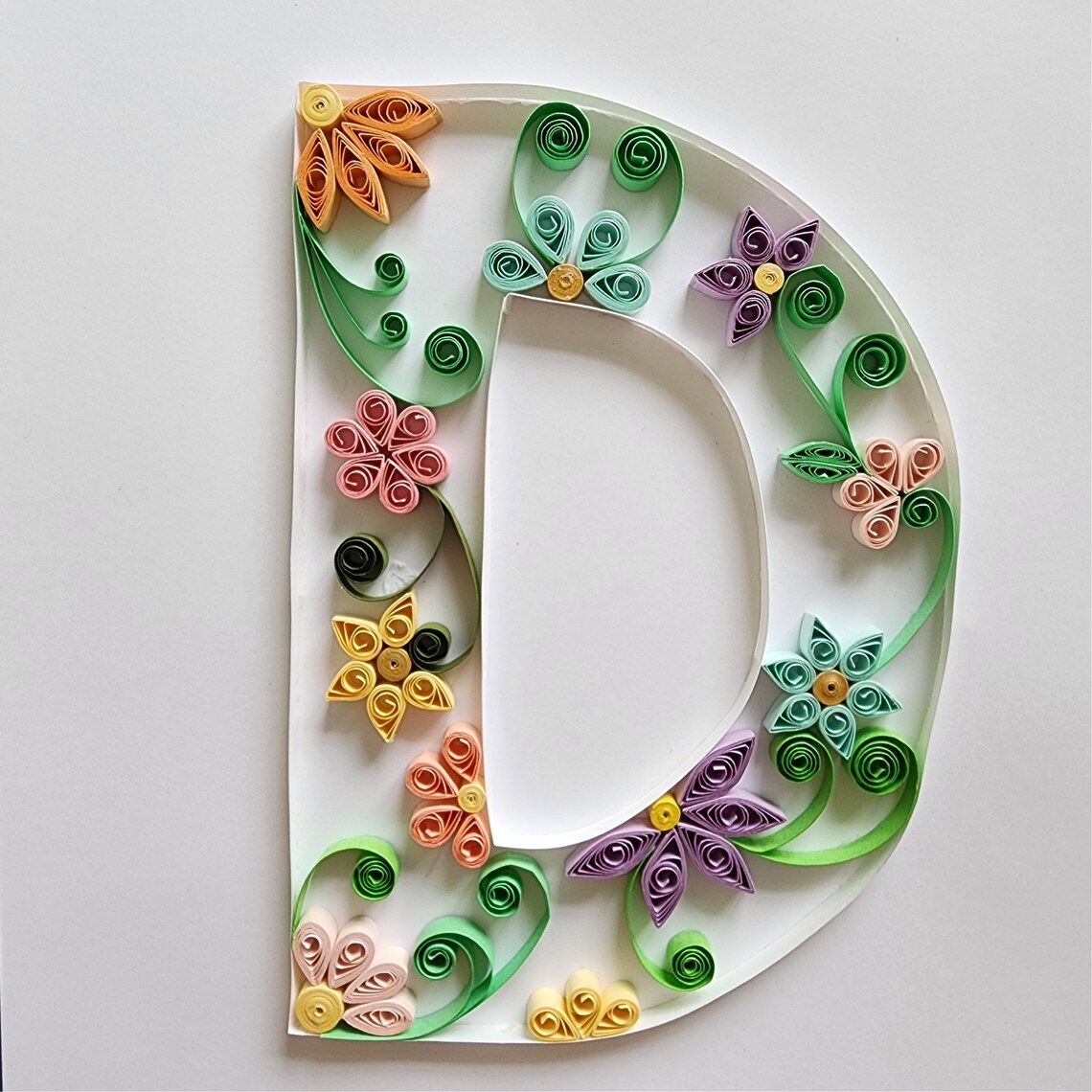 Quilled Alphabet Series D - Etsy