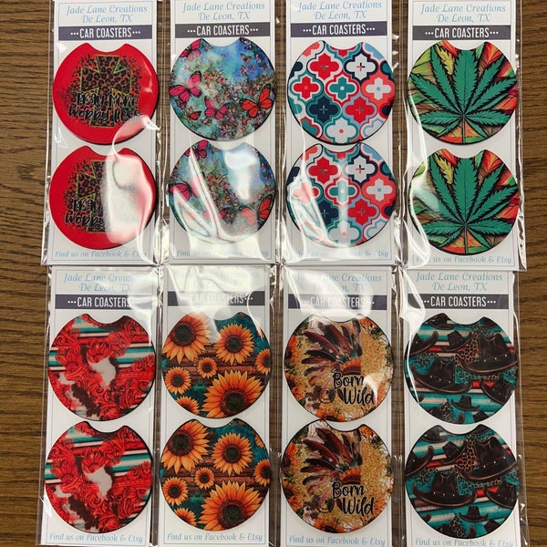 Neoprene Coasters - Etsy