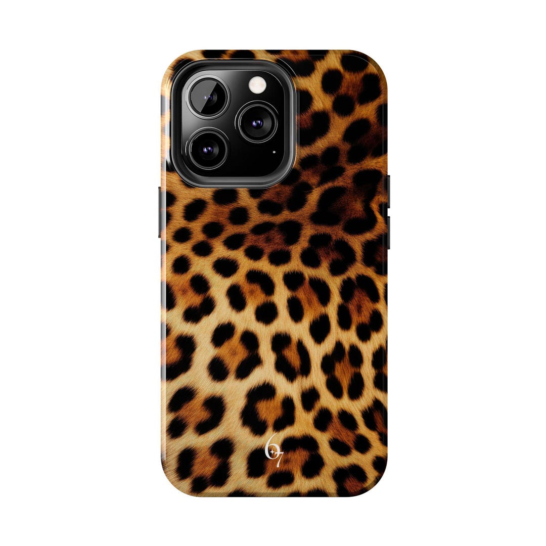Cheetah Print iPhone Case: Impact Resistant, Glossy Finish - Etsy