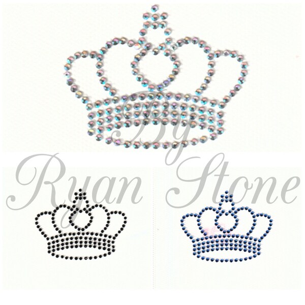 Crown Rhinestone Iron on Transfer - Etsy