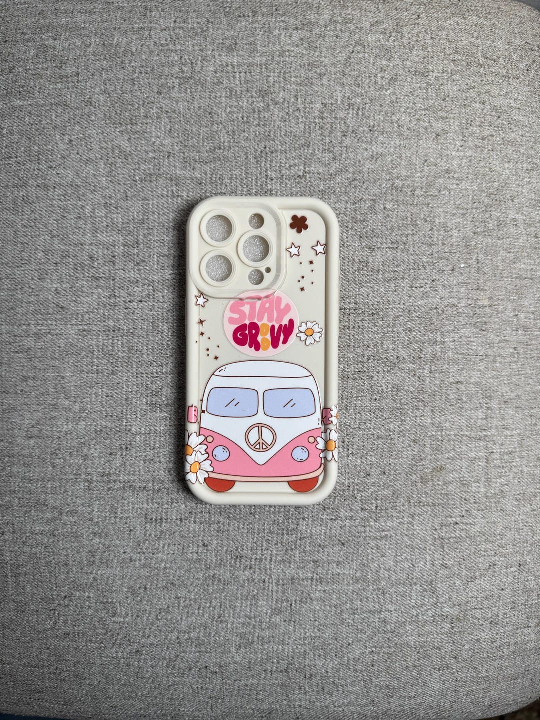 Stay Groovy Easter Vibes – Hippie Bus Phone Case | Affordable Mother's ...